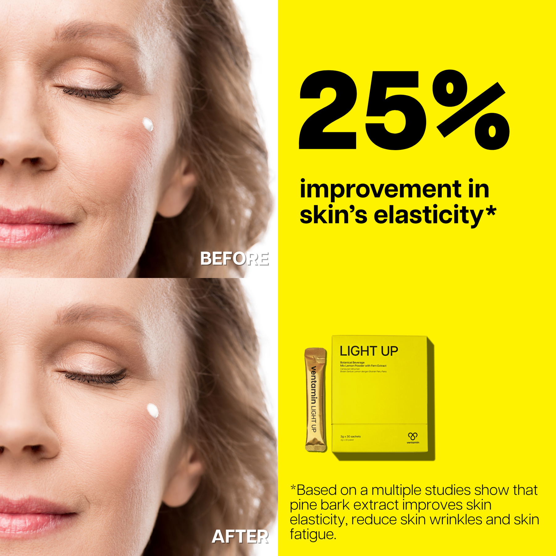 Ventamin Light Up: Illuminate Your Skin with Oral Skincare Solution